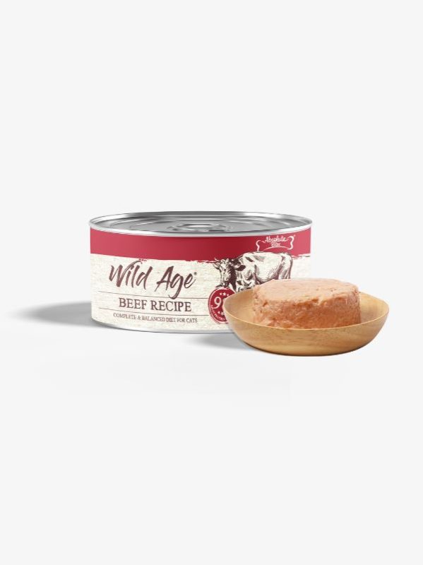 Absolute Bites Wild Age Complete & Balanced Diet Canned Cat Food – Beef ...